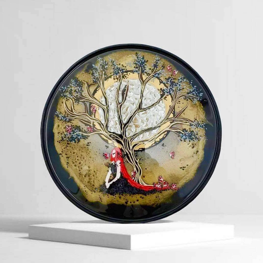 A Crimson Maiden by Alison Lundja - Get to Know Your Arts Community